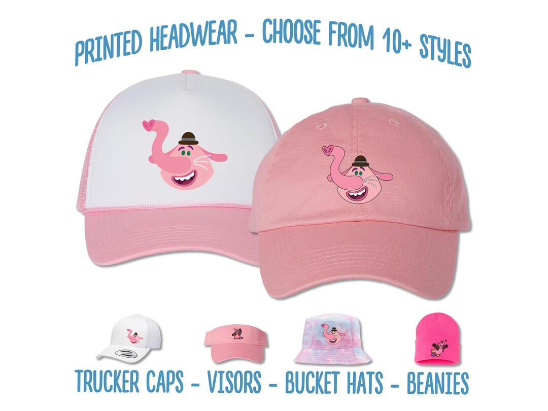 Inside Out Hat | Bing Bong Printed Hat | Inside Out Character Costume ...