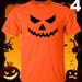 Halloween Pumpkin Face Jack O Lantern T-shirt Costume Five - Etsy