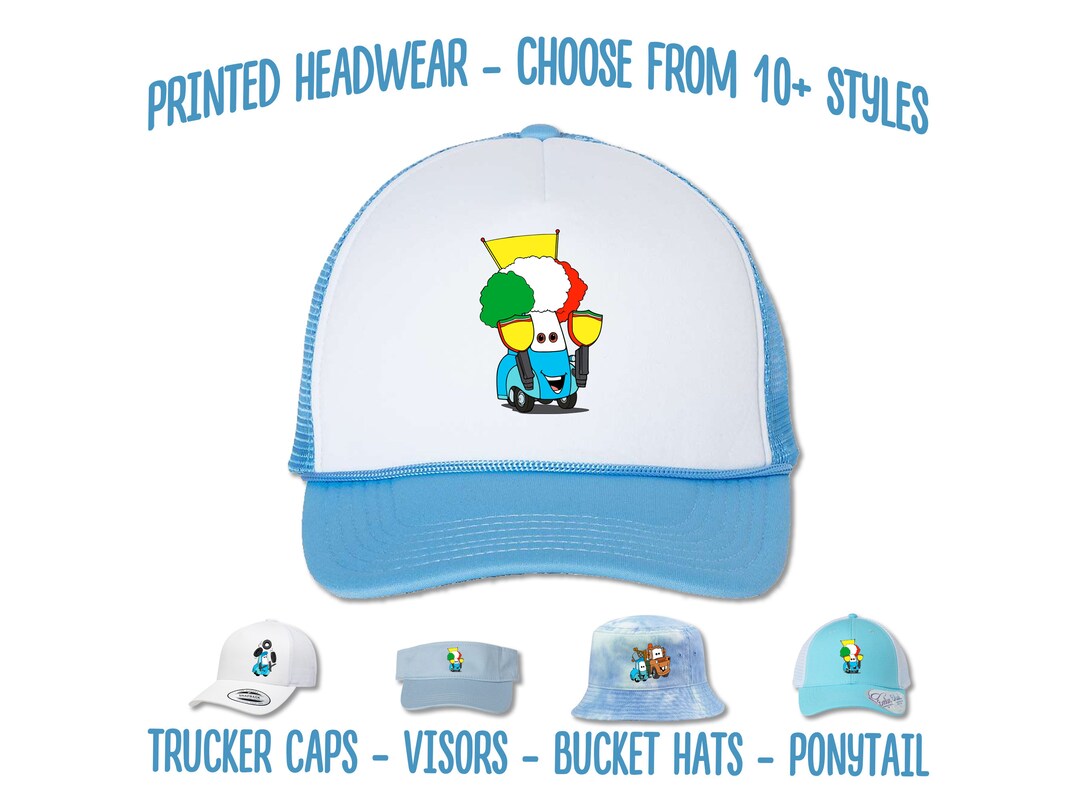 Guido Hat | Cars Guido Character Printed Hat | Cars Forklift Guido Cap ...