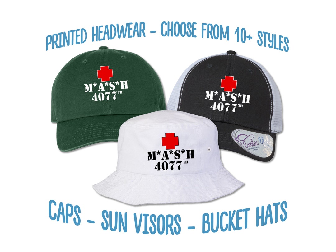 MASH Hat | MASH 4077th Cap | Mash 4077th Bucket Hat | Mash Army Medic ...