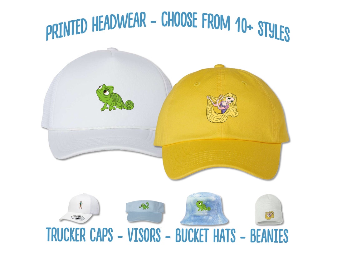 Tangled Hat Princess Rapunzel Printed Hat Pascal Youth Kids Birthday ...