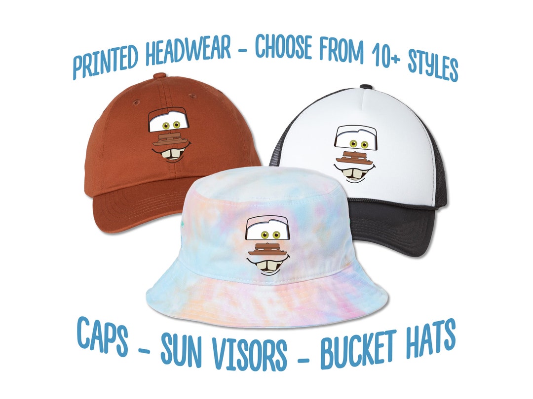 Tow Mater Hat | Cars Tow Mater Face Printed Hat | Cars Tow Truck ...