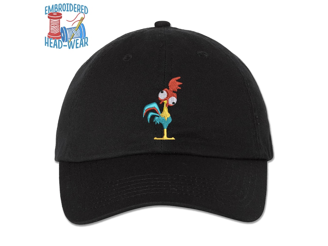Hei Hei Embroidered Cap | Disney Moana Rooster Hat | Adult & Youth Size ...