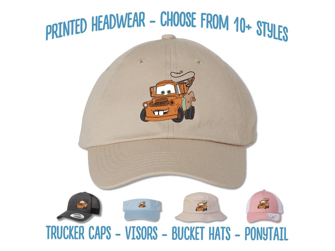 Tow Mater Hat | Cars Tow Mater Character Printed Hat | Cars Tow Truck ...