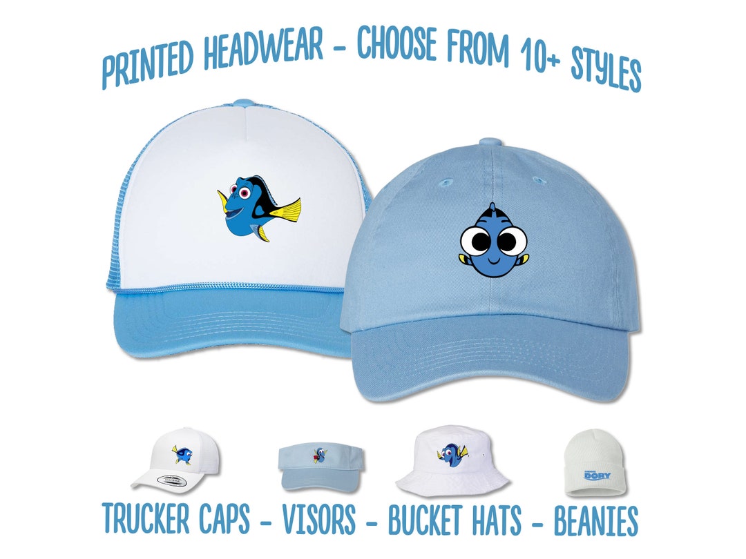 Finding Dory Hat | Dory Hat | Dory Printed Cap | Sun Visor Bucket Hat ...
