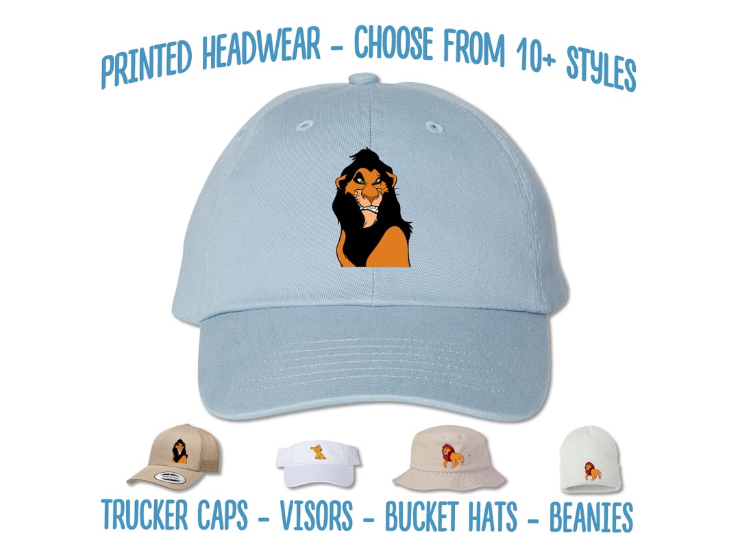 Lion King Scar Villain Hat | Baby Simba Printed Hat | Lion King ...