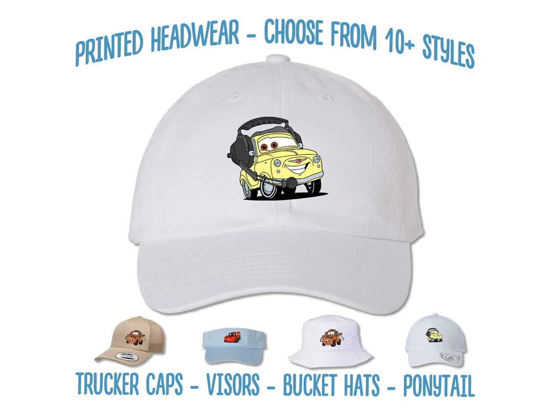 Cars Luigi Hat | Cars Tow Mater Hat | Cars Lightning Mcqueen Hat | Cars ...