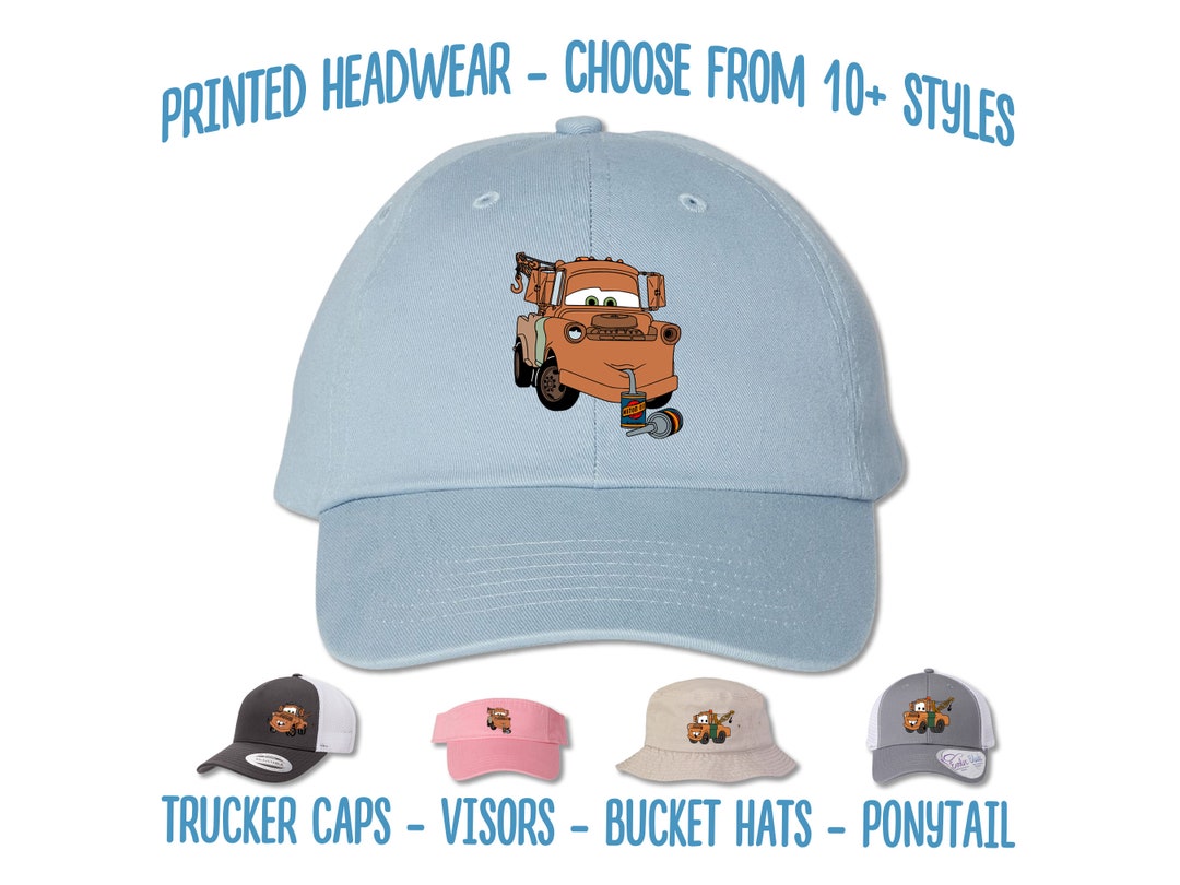Tow Mater Hat | Cars Tow Mater Character Printed Hat | Cars Tow Truck ...