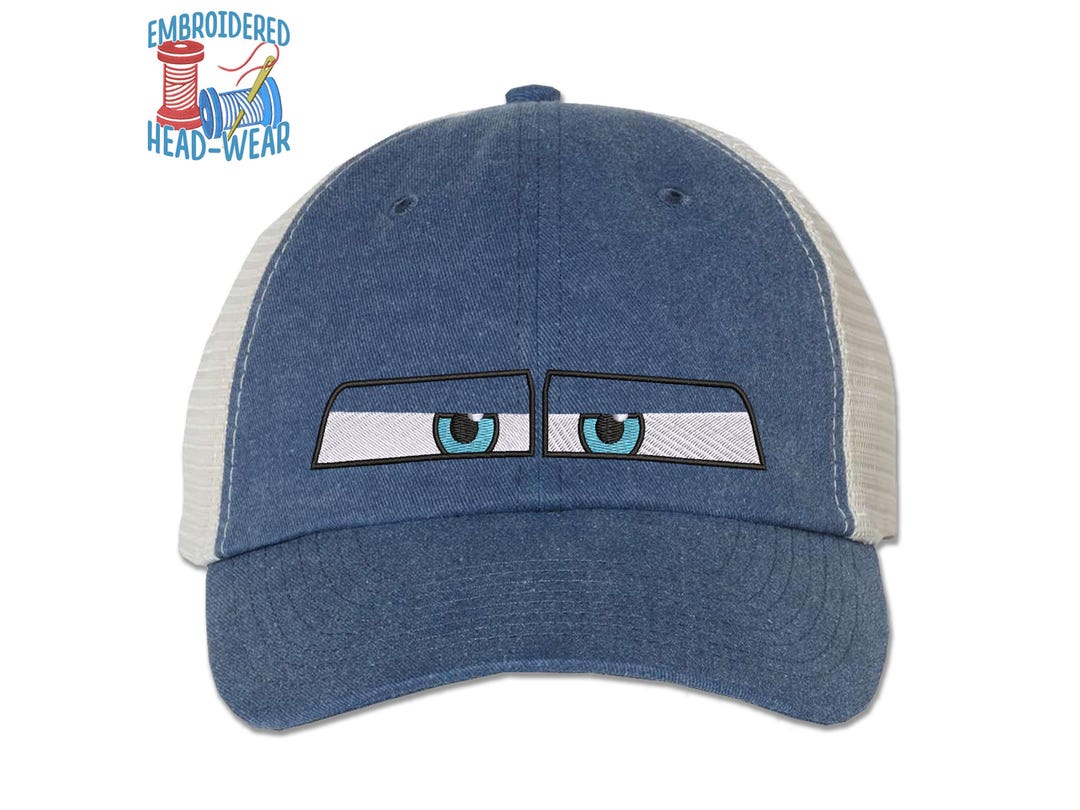 Doc Hudson Eyes Embroidered Cap | Cars 51 Fabulous Hudson Hornet Cap ...