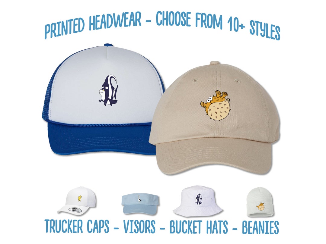 Finding Nemo Hat | Bloat Blowfish Hat | Bubbles Fish Printed Cap | Gill ...