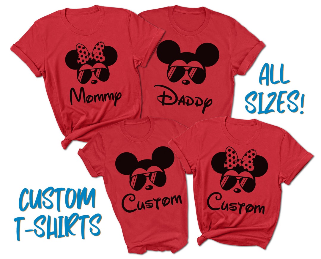 Disney Aviator T-shirts | Mickey Mouse Minnie Mouse Family Shirts ...