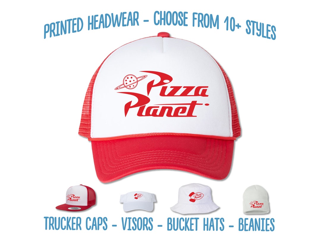 Pizza Planet Hat | Pizza Delivery Shuttle Printed Hat | Toy Story ...
