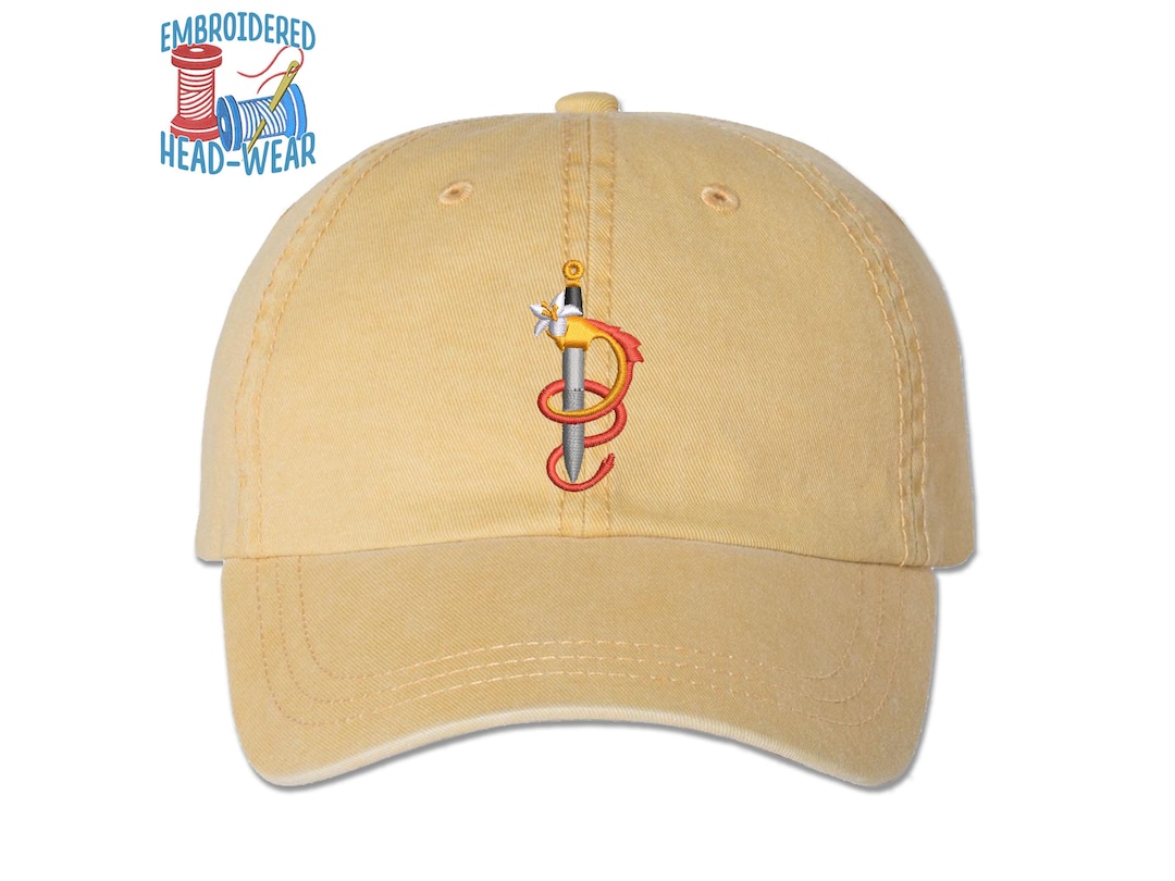 Mulan Sword Embroidered Cap | Princess Mulan Warrior Sword Embroidered ...