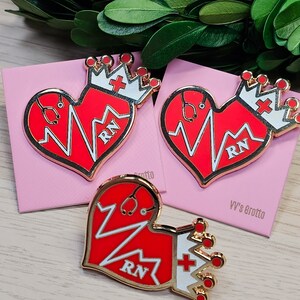 ER Nurse Pin. RN Pin. Nurse Pin.enamel Pin. Nursing Enamel Pin ...