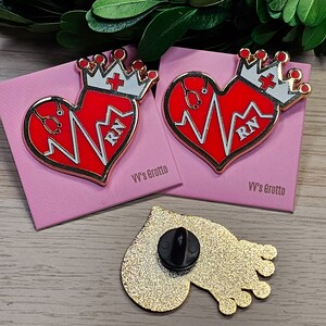ER Nurse Pin. RN Pin. Nurse Pin.enamel Pin. Nursing Enamel Pin ...