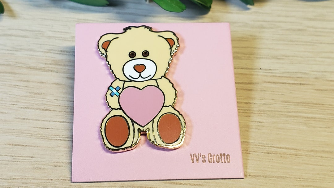 Pediatric Pin.peds Pin.teddy Bear Pin.pediatrician Pin.enamel - Etsy
