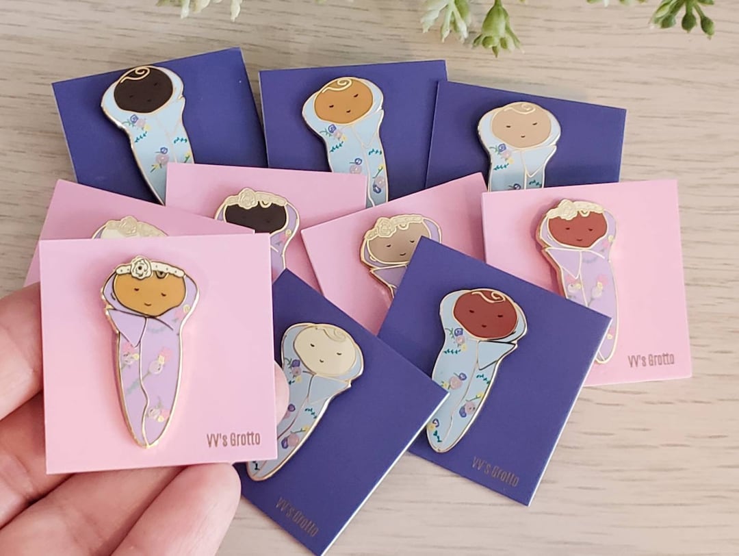 Spring Baby Enamel Pin.spring Pin.baby Pin.nurse Pin.nicu Gift.nurse ...