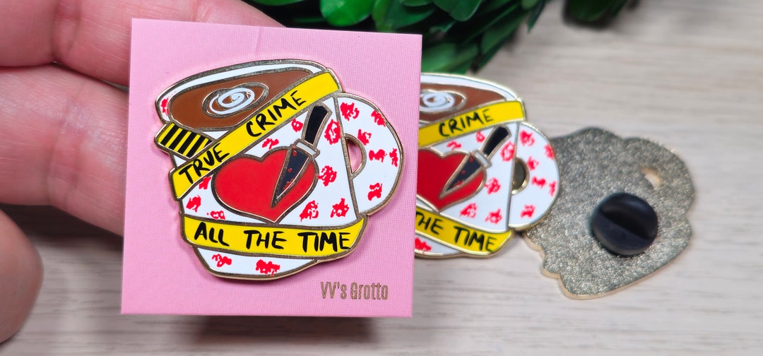 True Crime Pin. Crime Documentary Pin. True Stories. Documentary Gift ...