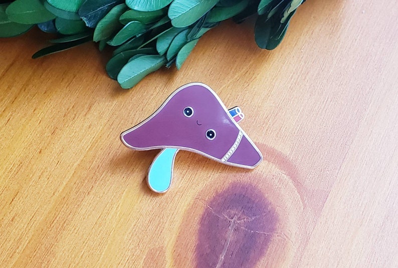 Liver Enamel Pin.hard Enamel Pin.liver Pin.abdomen Ultrasound | Etsy