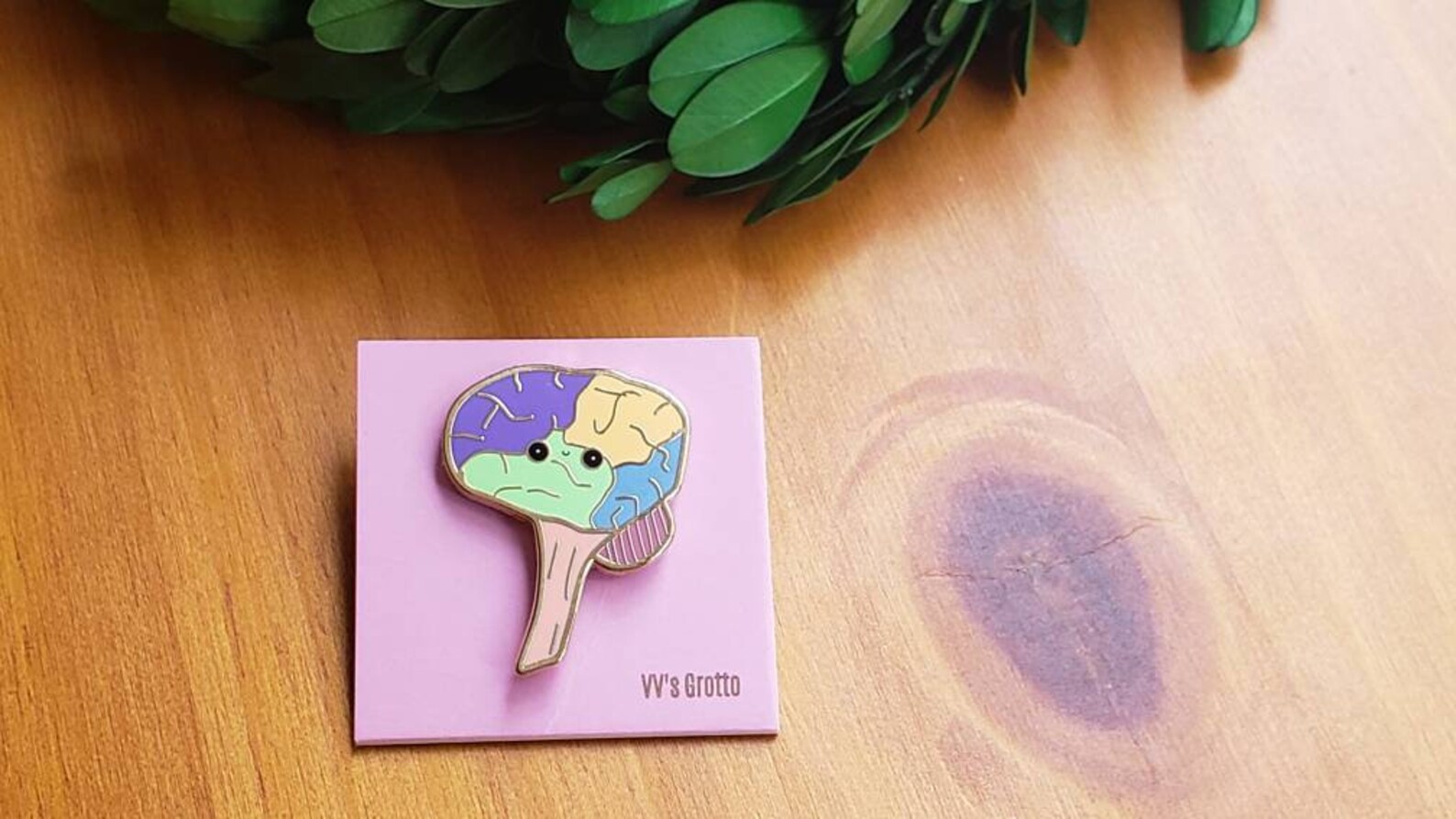 Brain Enamel Pin.hard Enamel Pin.brain Pin.pediatric | Etsy