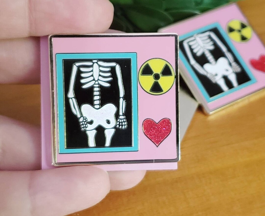 Xray Enamel Pin.hard Enamel Pin.xray Pin.xray Gift.radiology Gift ...