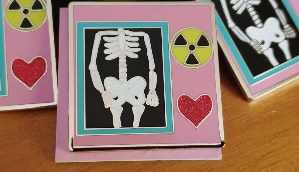 Xray Enamel Pin.hard Enamel Pin.xray Pin.xray Gift.radiology | Etsy