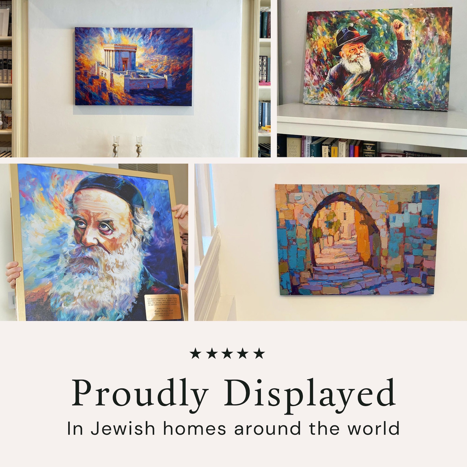Aish Kodesh, the Piaseczna Rebbe Canvas Art, Rabbi Kalonymus Kalman ...