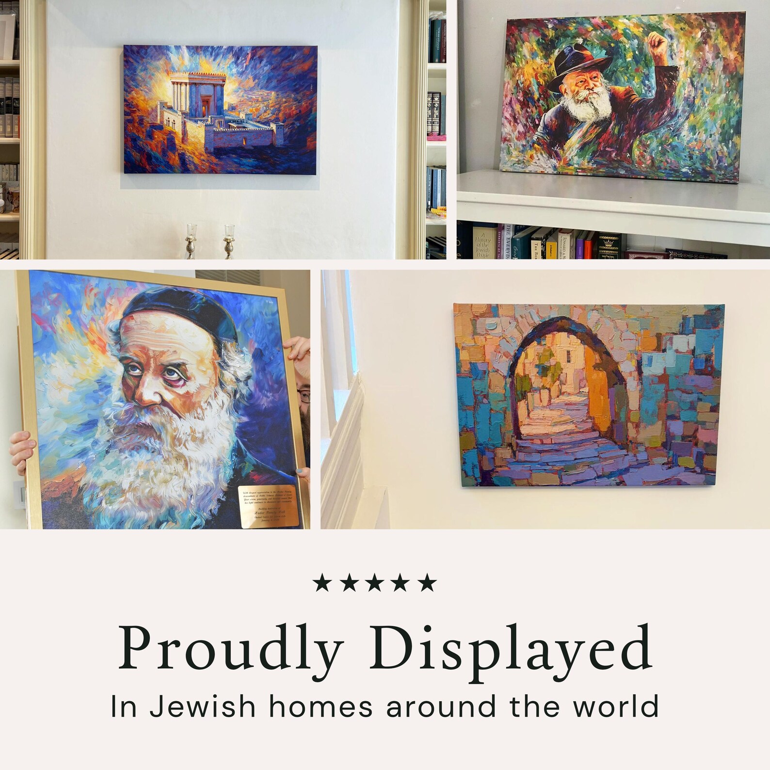 Lubavitcher Rebbe Canvas Print, Chabad Lubavitch Rebbe, Chabad Judaica ...