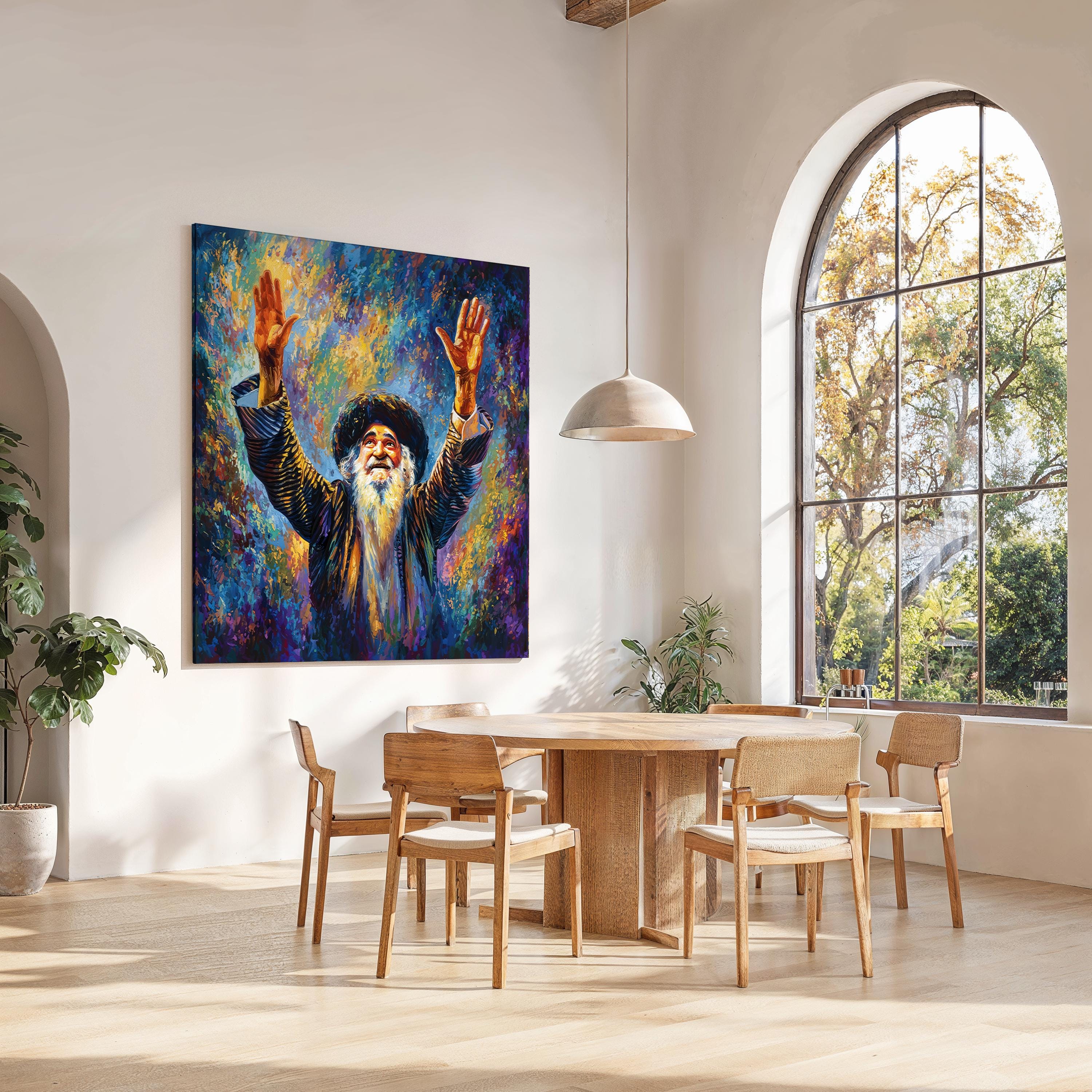 Breslov Uman Wall Art – Saba Yisrael Canvas – סבא ישראל נ נח – Na Nach ...
