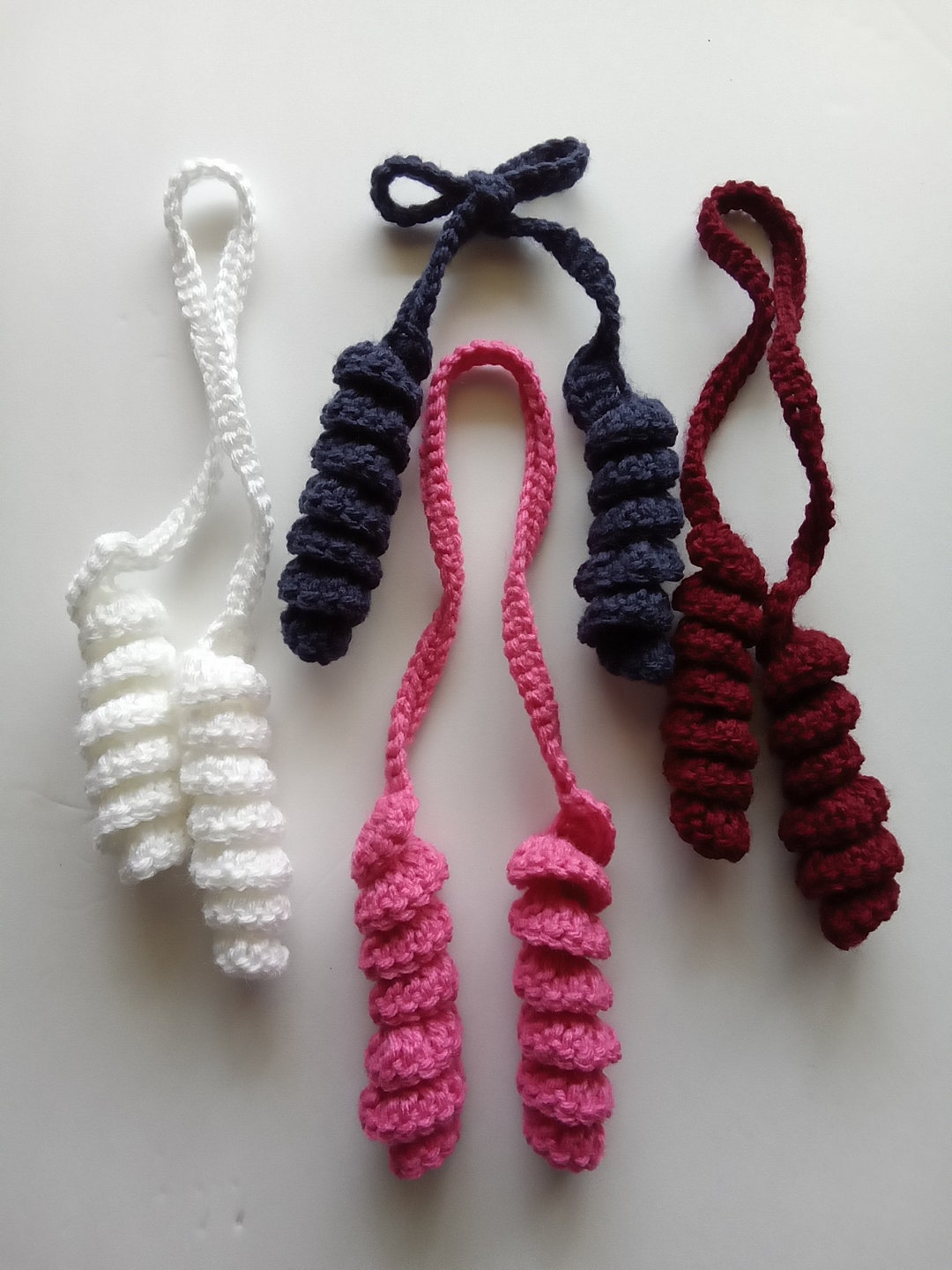 Curly Cue Hair Ties, Curly Que Piggy Tail Holder, Ponytail Accessory ...