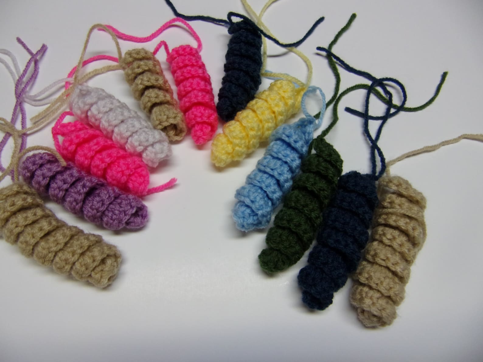 Curly Cues Set of 10 Hand Crocheted Curly Cue Embellishments - Etsy