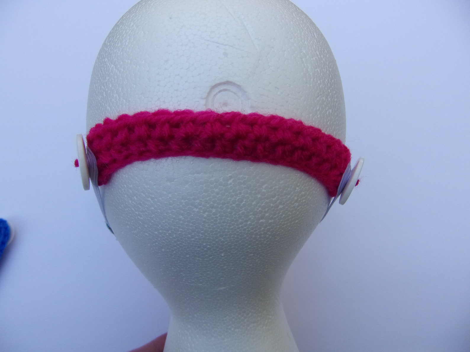 Crocheted Ear Savers, Set of 4 Ear Savers for Ear Loop Mask, Crocheted ...