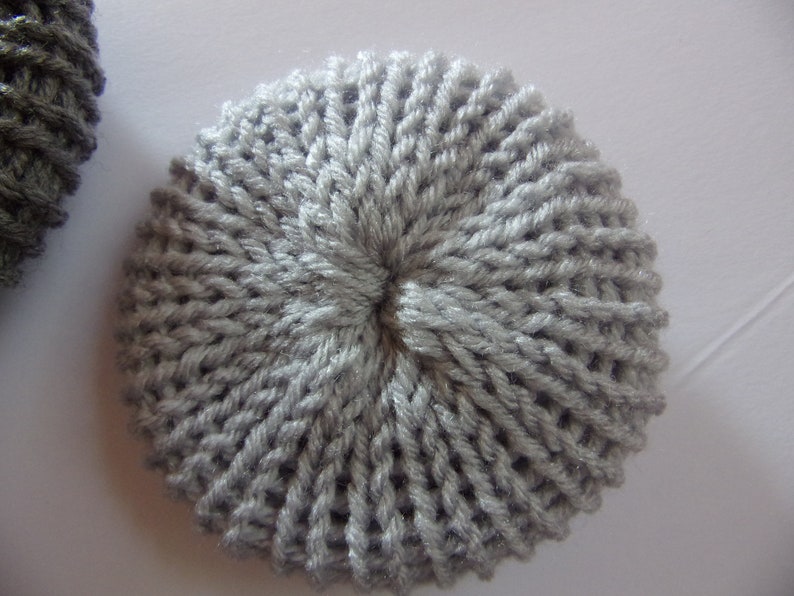 Addi Loom Knitted Sponge Set of 3 Gray/black Dish Scrubby | Etsy