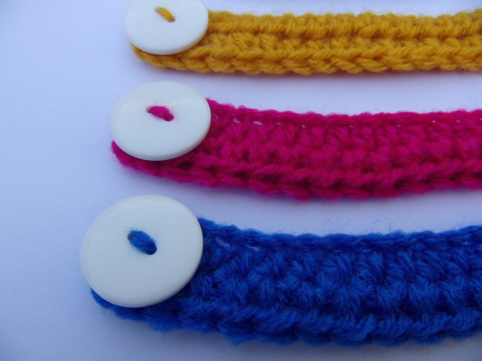 Crocheted Ear Savers, Set of 4 Ear Savers for Ear Loop Mask, Crocheted ...