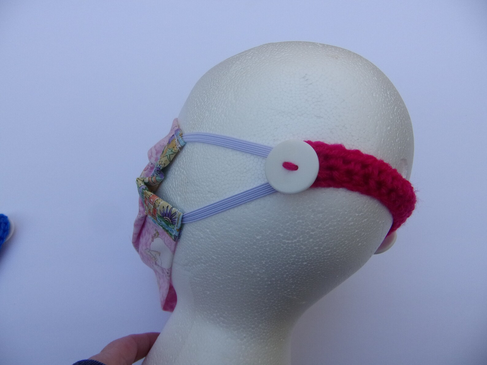 Crocheted Ear Savers, Set of 4 Ear Savers for Ear Loop Mask, Crocheted ...