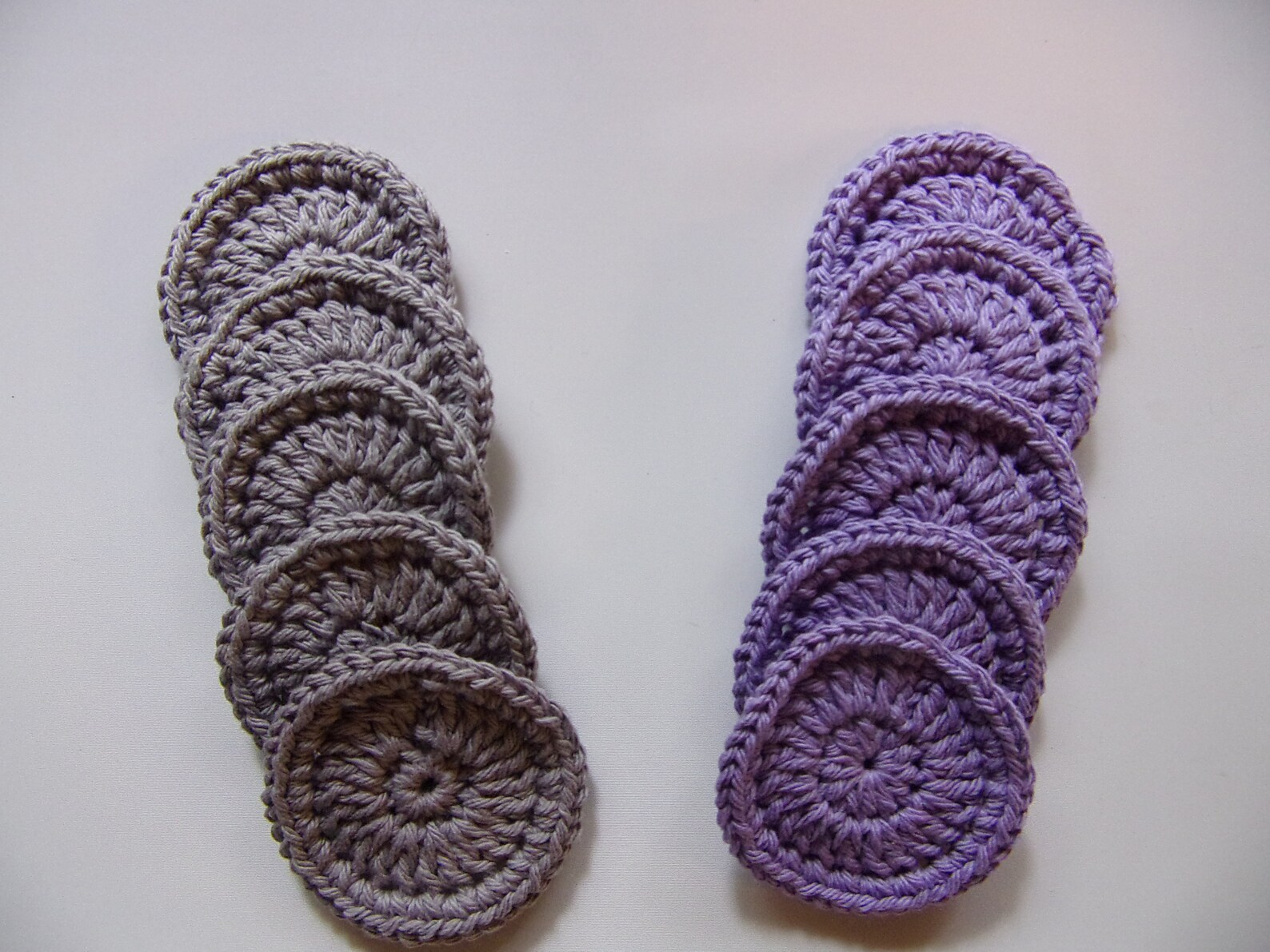 Reusable face pads/scrubbies set of 10 cotton face pads with | Etsy