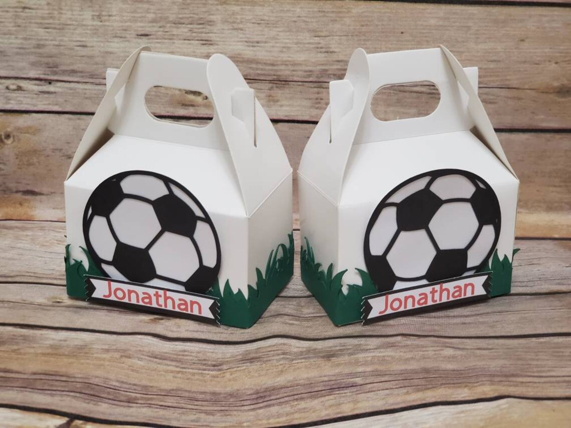 Soccer Favor Box, Soccer Party Theme - Etsy