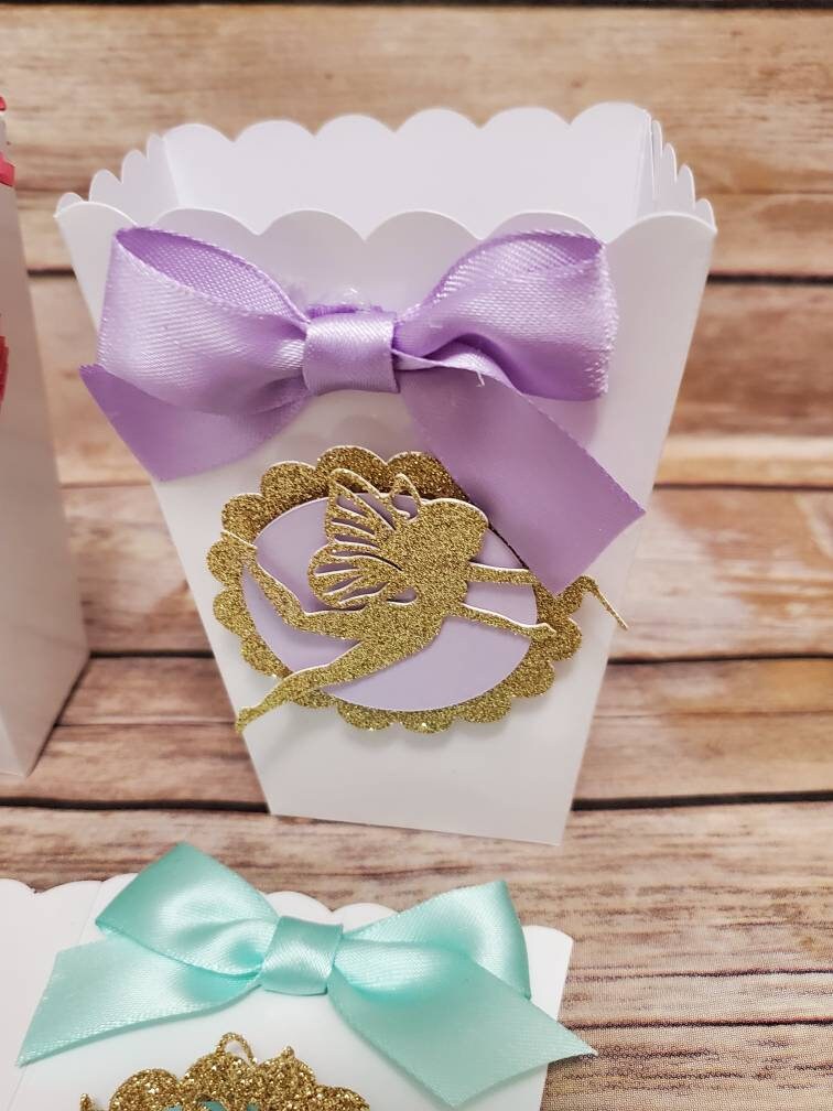 Fairy Favor Boxes Fairy Popcorn Boxes Fairy Gable Boxes - Etsy