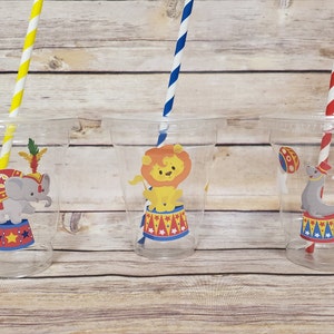 Circus Theme Cups, Circus Boxes, Circus Birthday, Circus Party ...