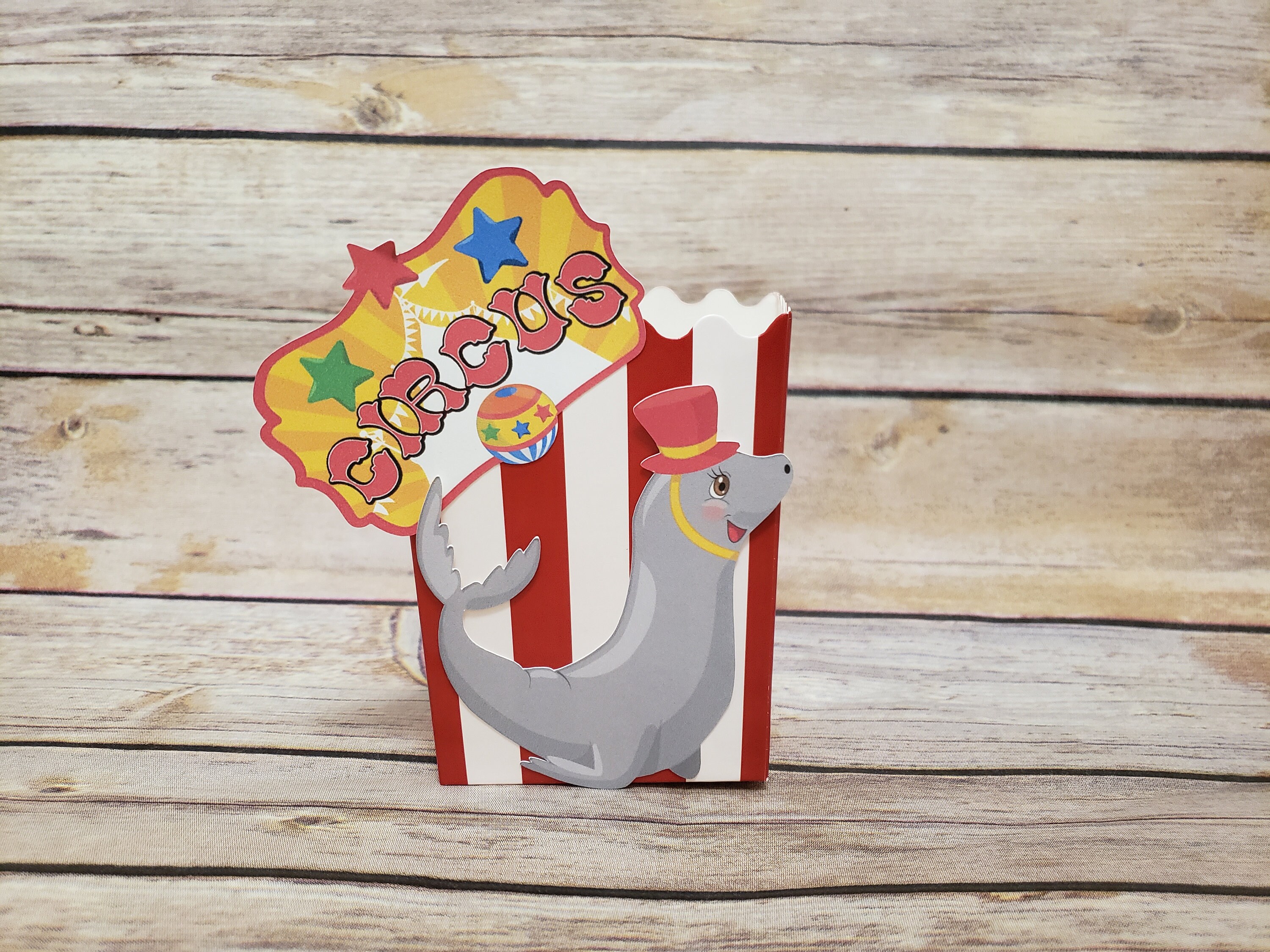 Circus Treat Boxes: Carnival Party Popcorn Favor Boxes (set of 12) - Etsy