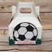 Soccer Favor Box Soccer Party Theme - Etsy