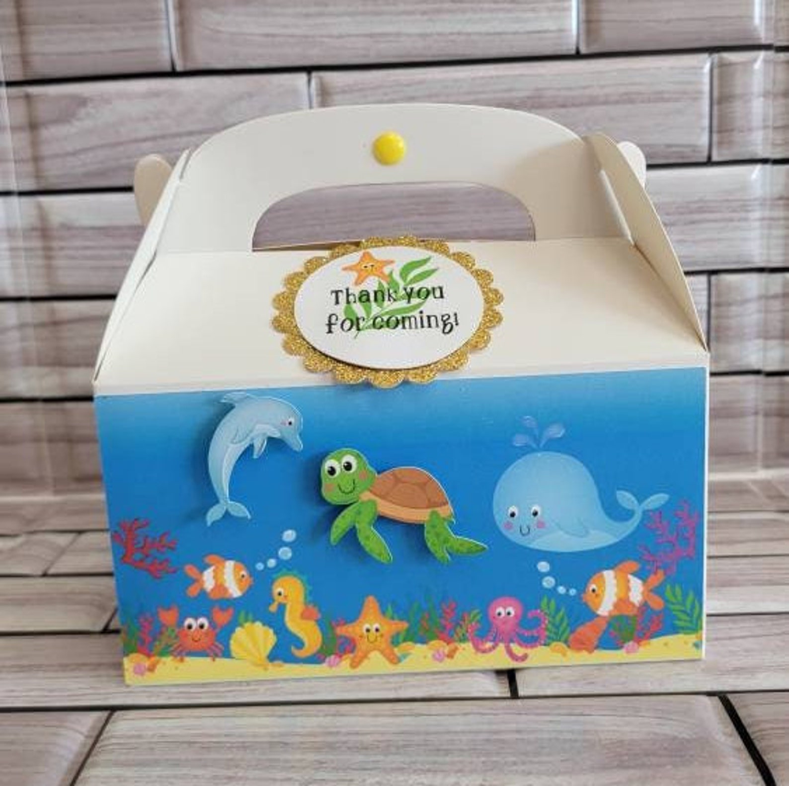 Under the Sea Favor Boxes Under the Sea Birthday Theme Under - Etsy
