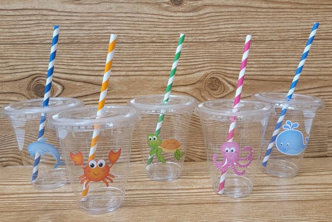 12oz Under the Sea Disposable Cups, Under the Sea Birthday Theme ...