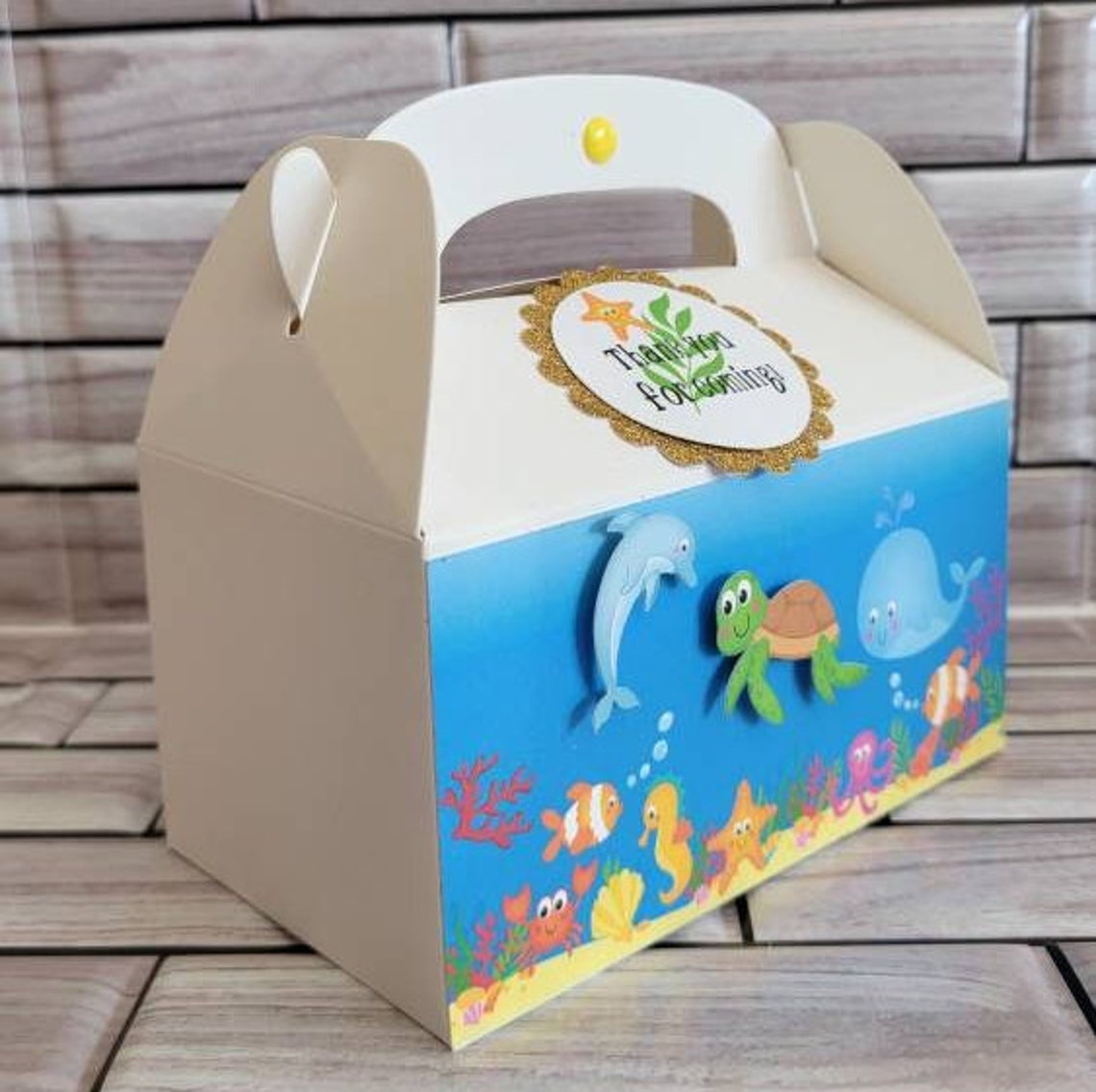 Under the Sea Favor Boxes Under the Sea Birthday Theme Under | Etsy