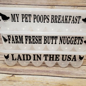 Storage Egg Containers, Reusable Egg Containers, Funny Egg Container ...