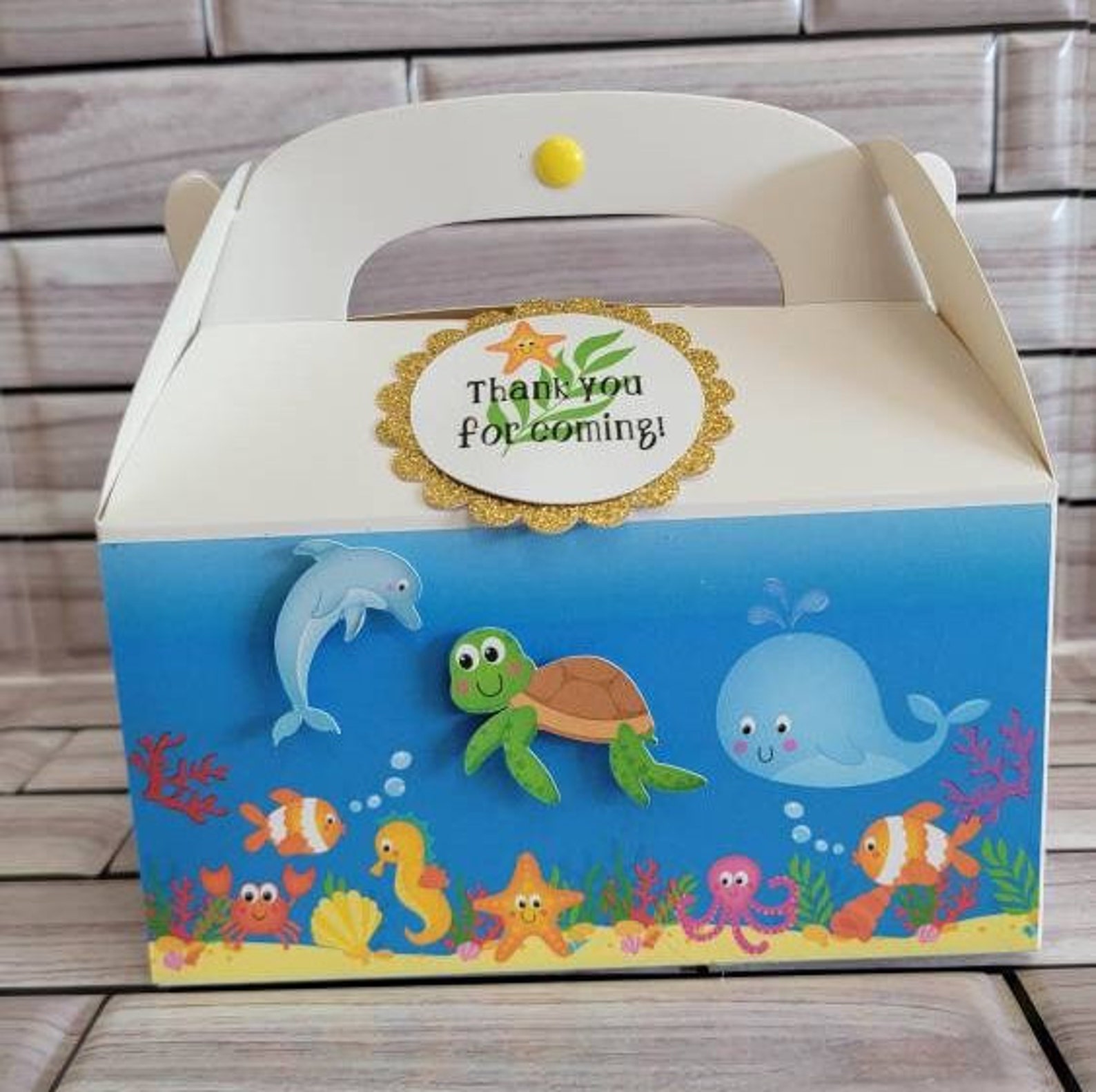 Under the Sea Favor Boxes Under the Sea Birthday Theme Under - Etsy