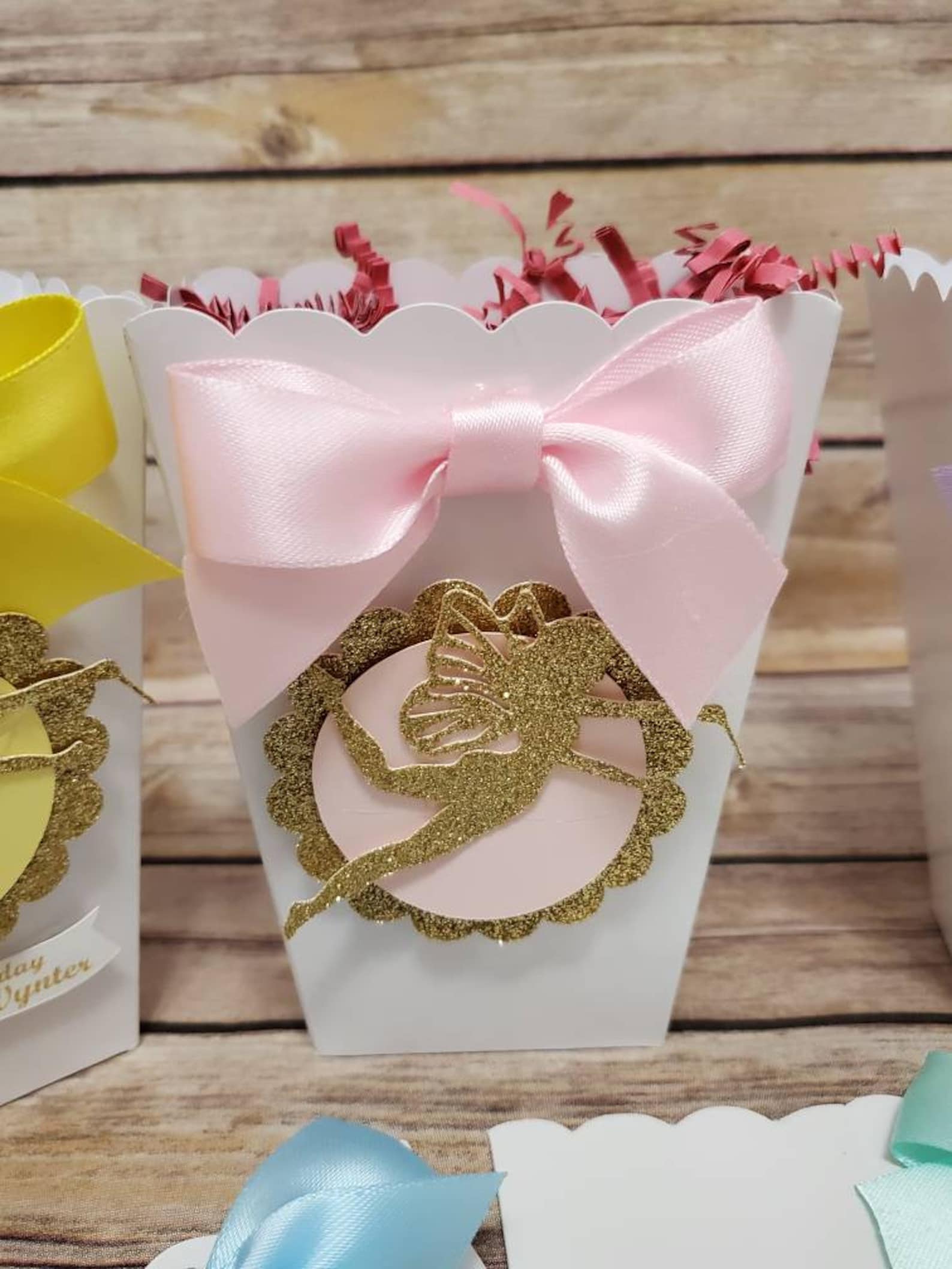 Fairy Favor Boxes Fairy Popcorn Boxes Fairy Gable Boxes - Etsy