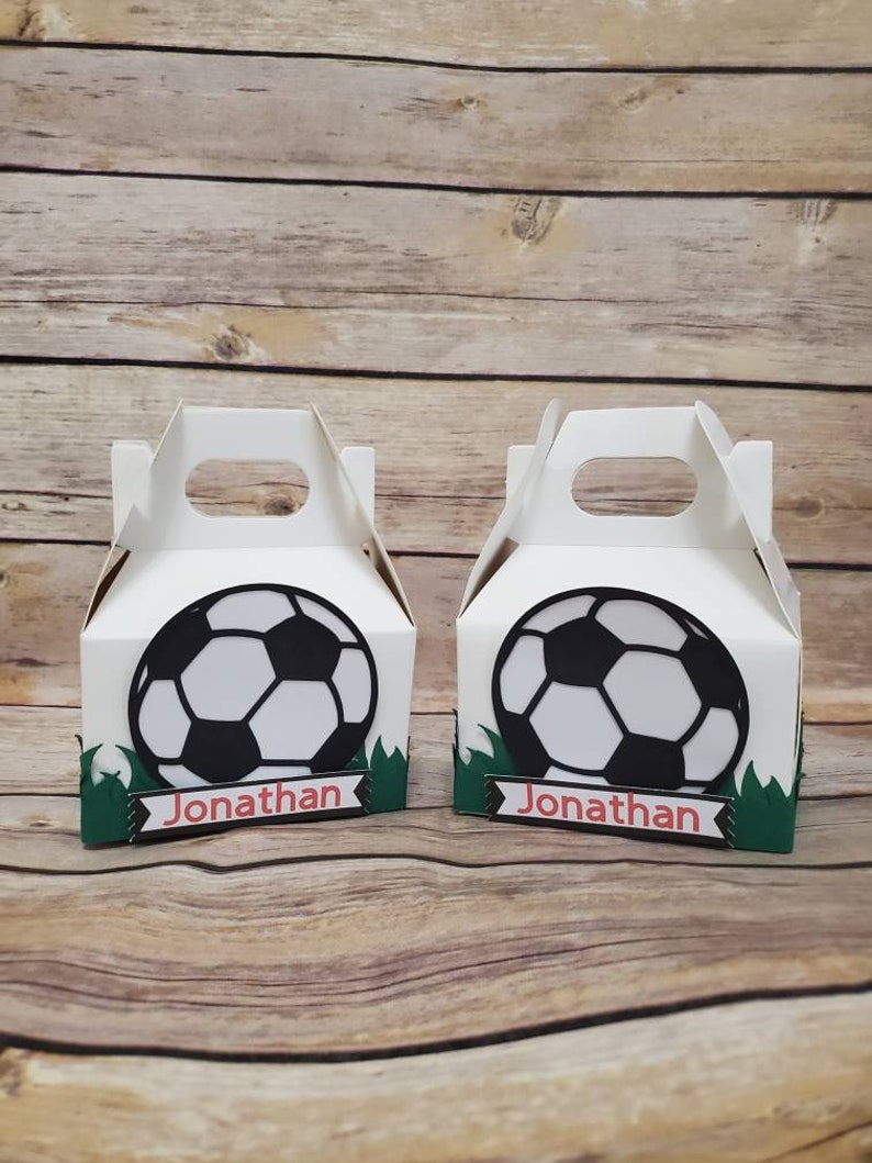 Soccer Favor Box, Soccer Party Theme - Etsy