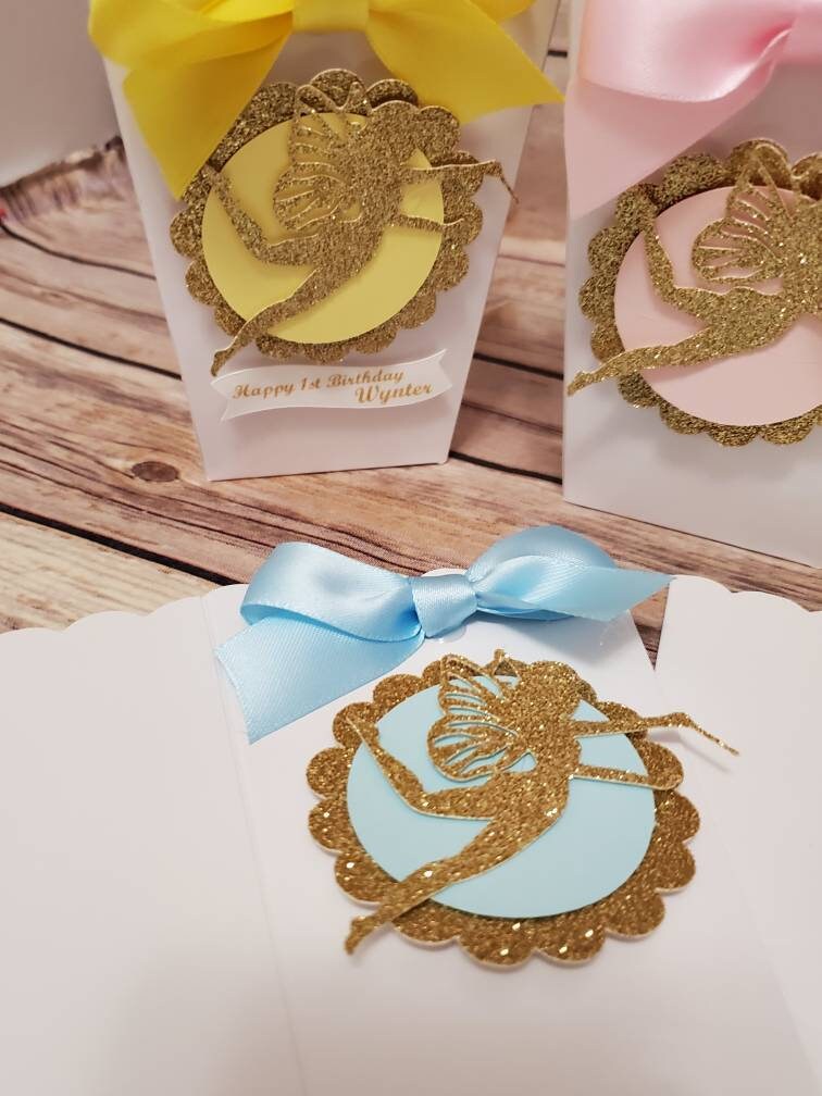 Fairy Favor Boxes Fairy Popcorn Boxes Fairy Gable Boxes - Etsy