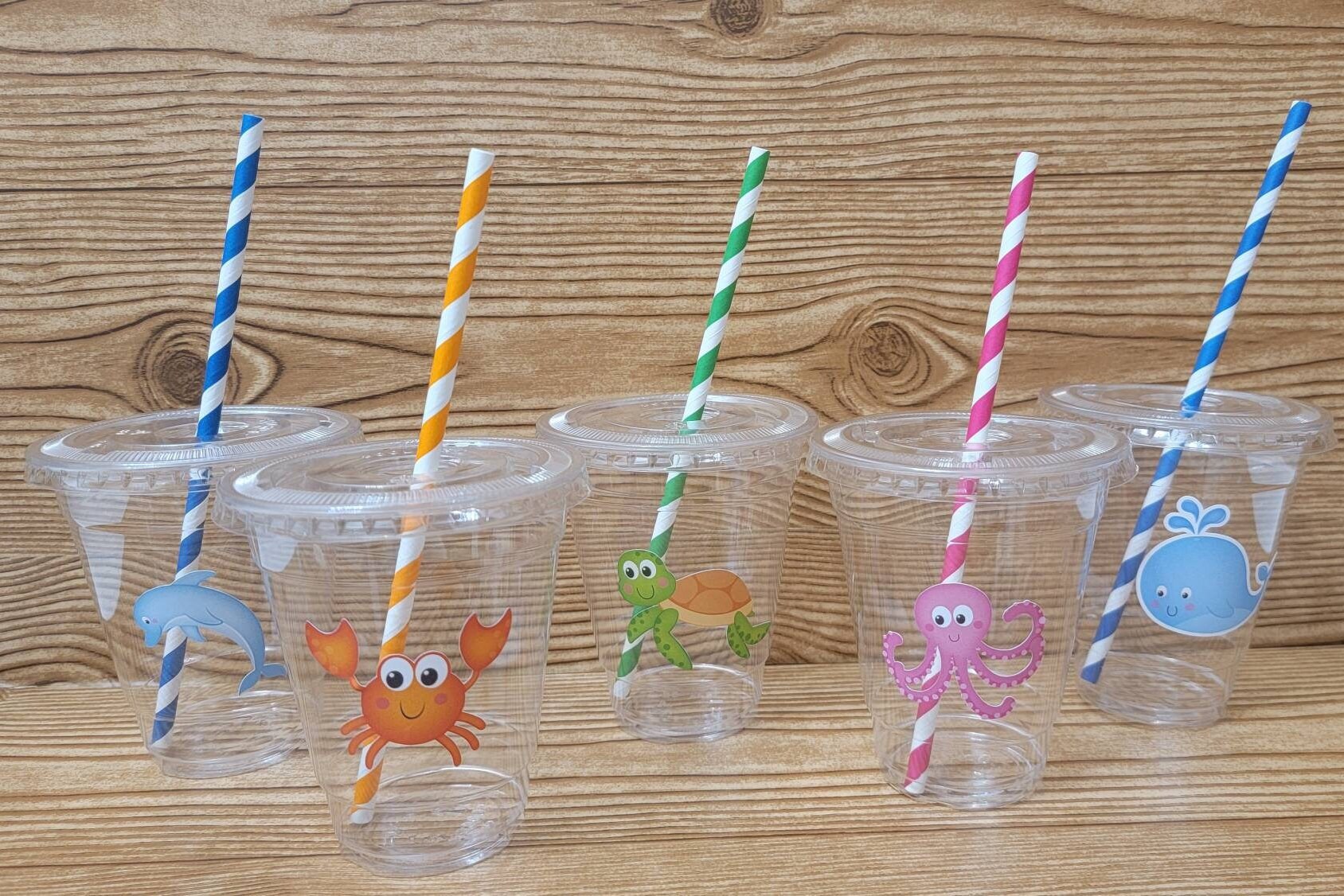 12oz Under the Sea Disposable Cups Under the Sea Birthday - Etsy